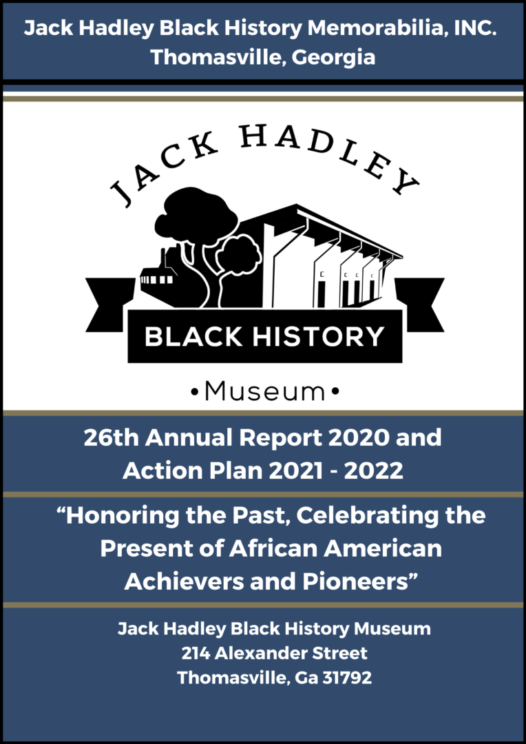 2020 Jack Hadley Black History Museum Annual Report and Action Plan ...